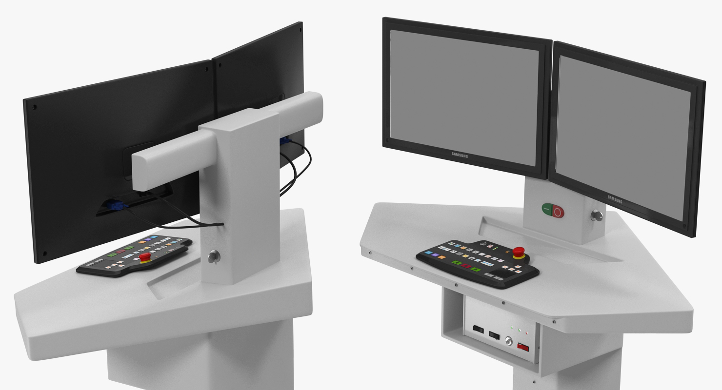 Mobile control panel table model - TurboSquid 1292117