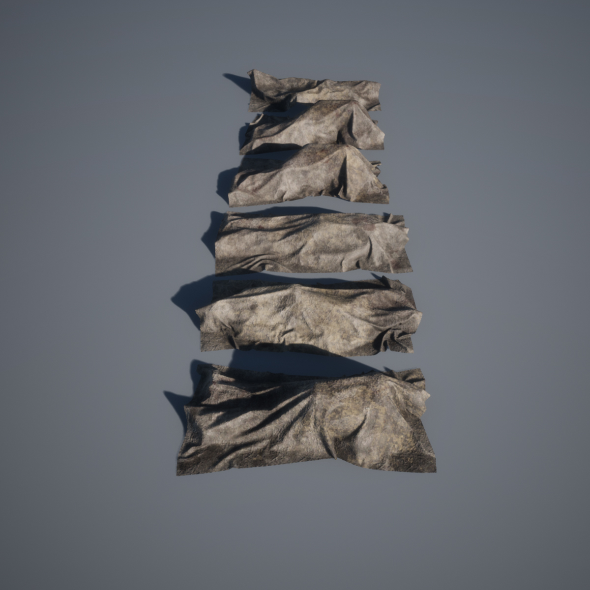 Dead body covered 3D model - TurboSquid 1292189