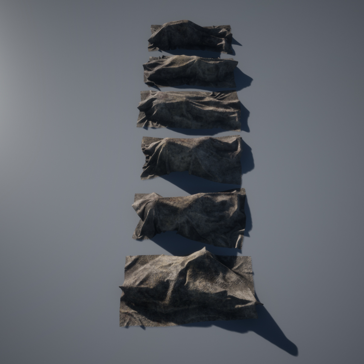 Dead body covered 3D model - TurboSquid 1292189