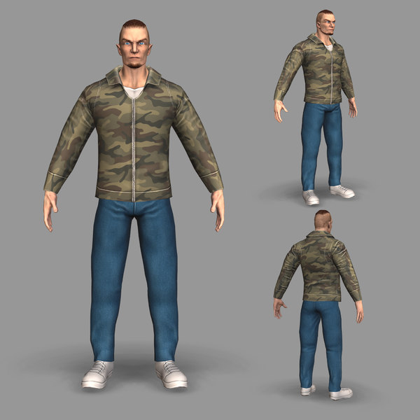 Thug model - TurboSquid 1292246