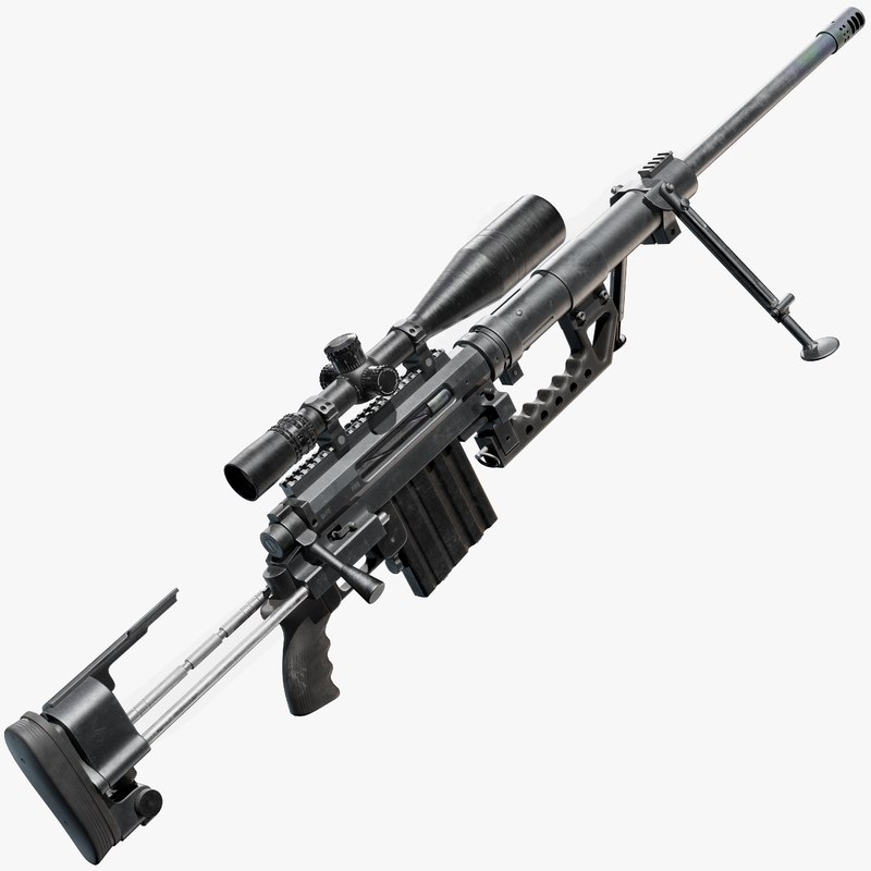 3D sniper rifle model - TurboSquid 1292263
