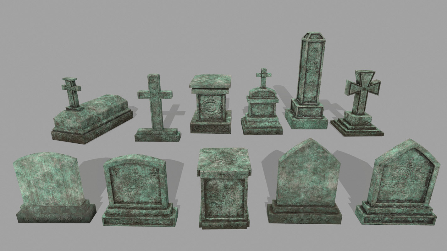 3D tombstone 1 model - TurboSquid 1292306