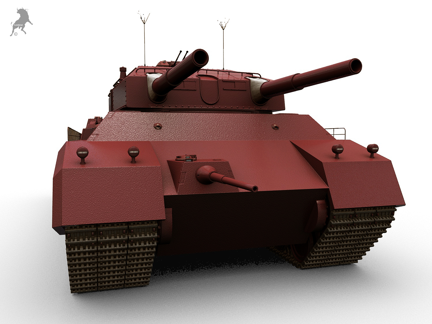 Landkreuzer p 1000 ratte 3D - TurboSquid 1292369