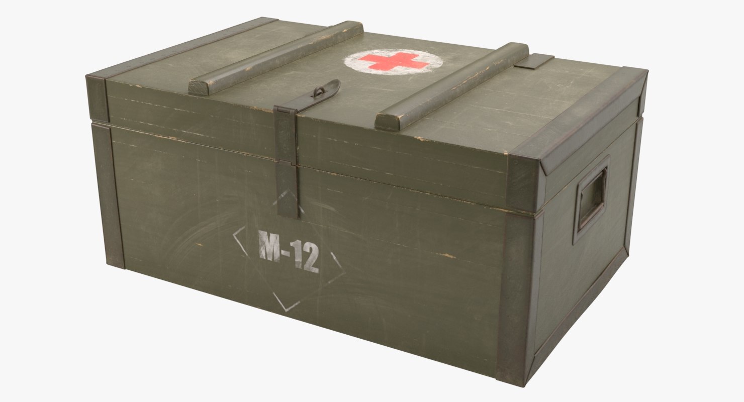 3D army medical box - TurboSquid 1292387