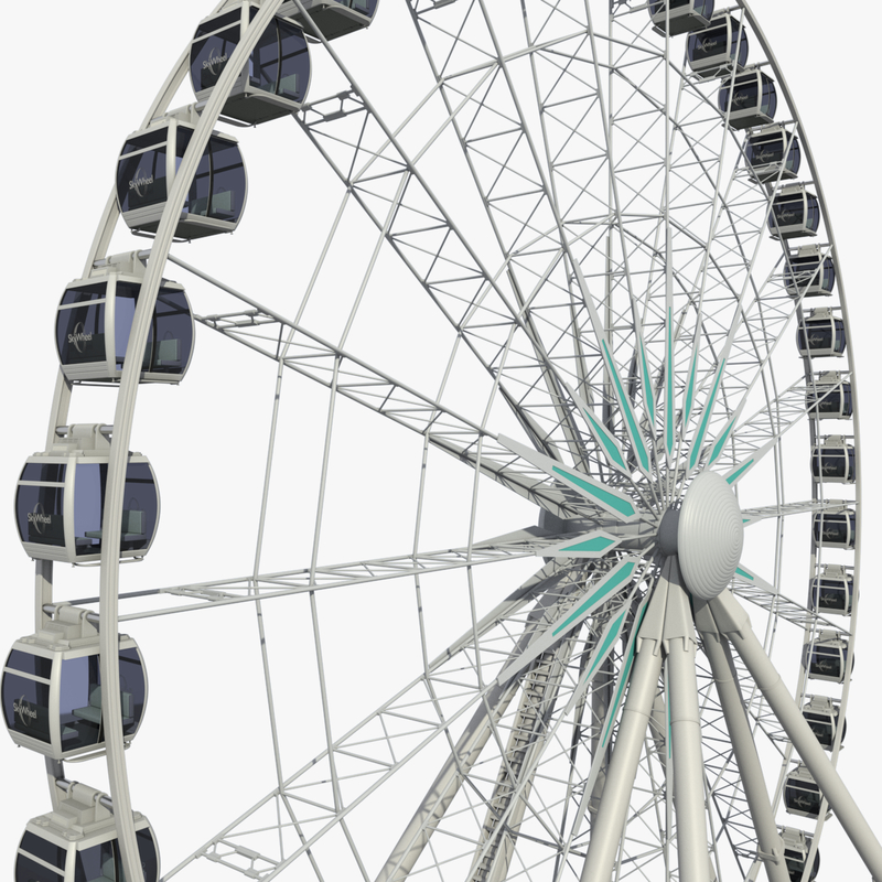 3D sky wheel - TurboSquid 1292435