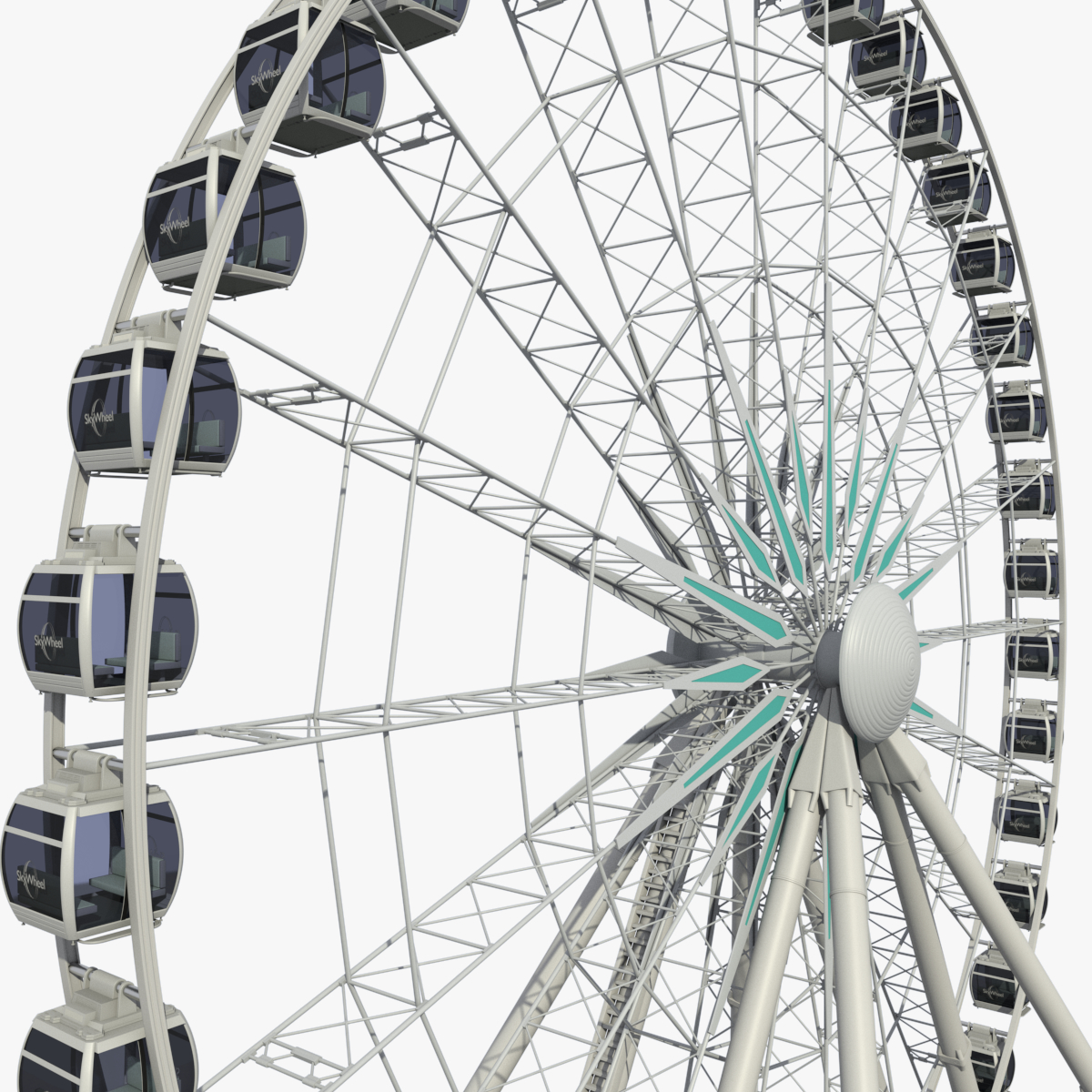 3D sky wheel - TurboSquid 1292435