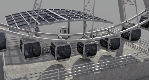 3D sky wheel - TurboSquid 1292435