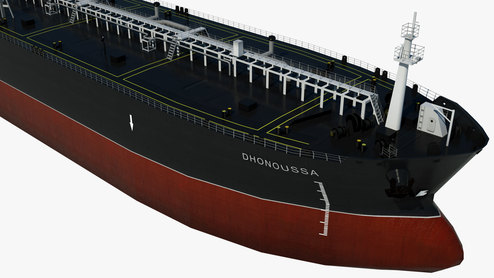 Crude oil tanker dhonoussa 3D model - TurboSquid 1292646