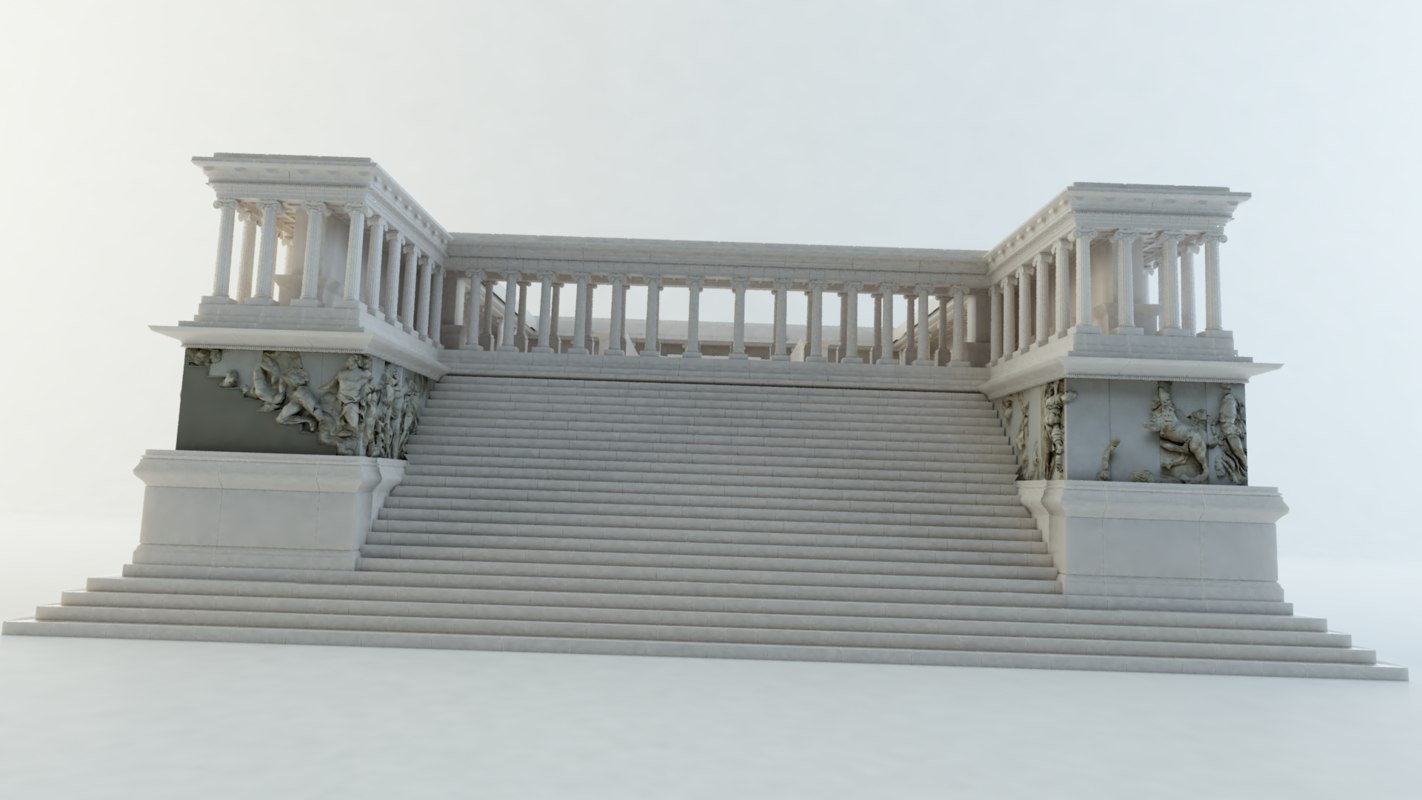 3D great zeus altar model - TurboSquid 1292647