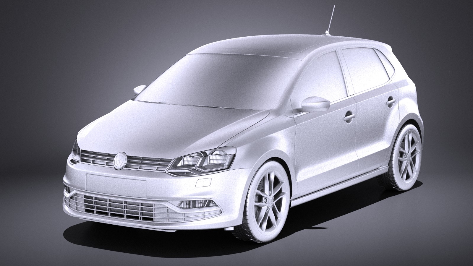 2015 volkswagen polo 3D model - TurboSquid 1292657