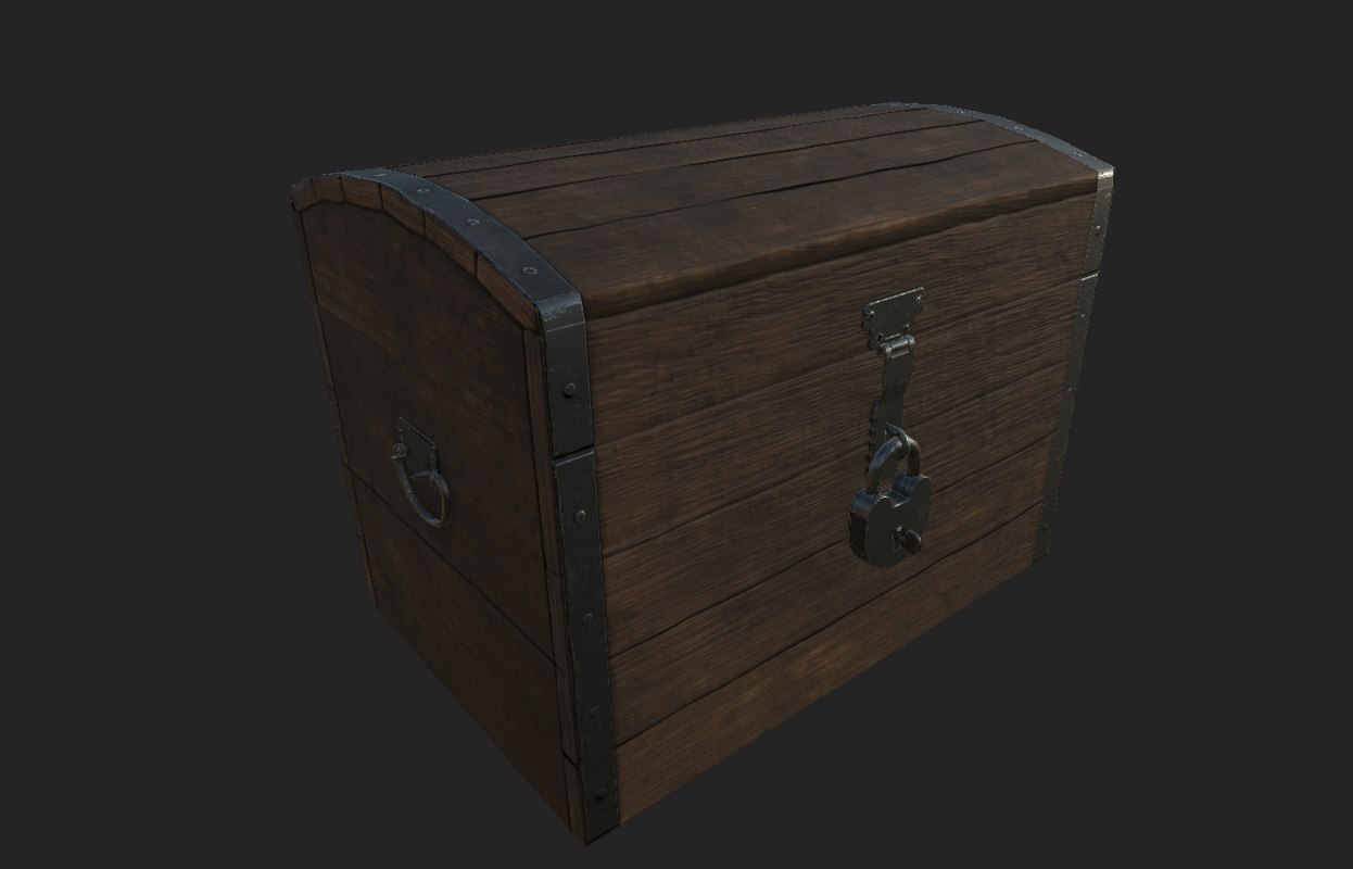 3D storage chest asset model - TurboSquid 1292719