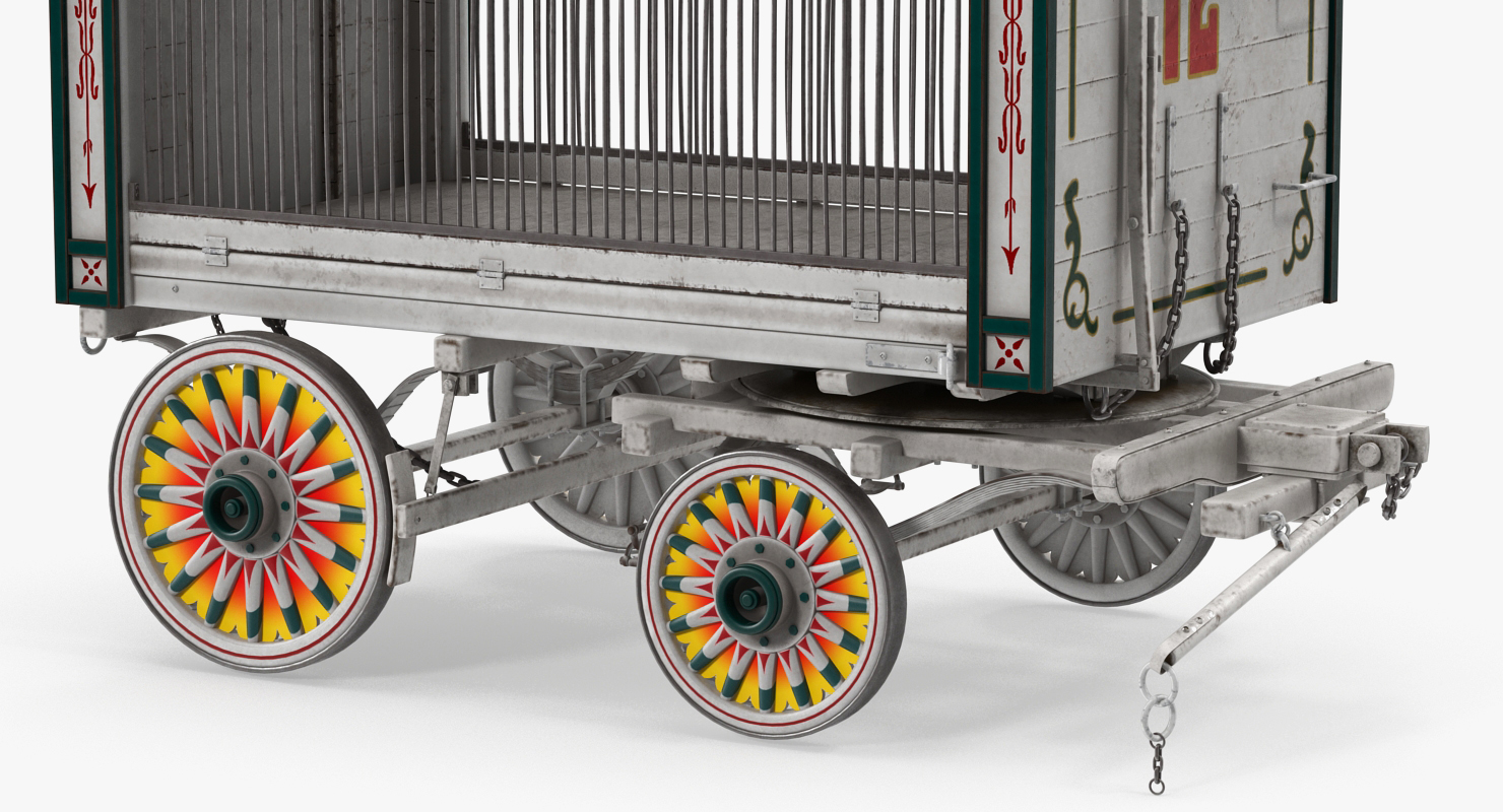 Antique circus wagon model - TurboSquid 1292811