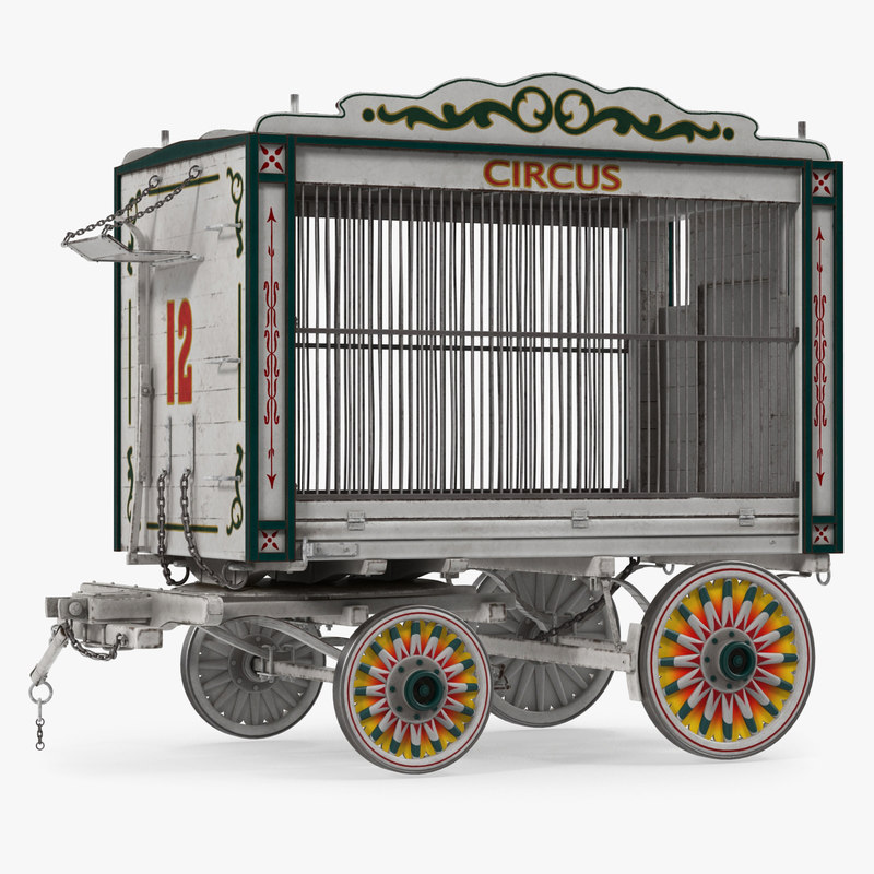 Antique circus wagon model - TurboSquid 1292811