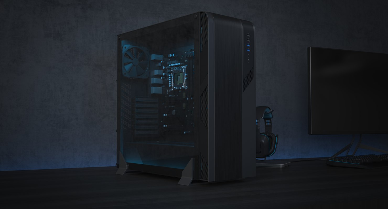 3D model generic desktop chassis - TurboSquid 1292837
