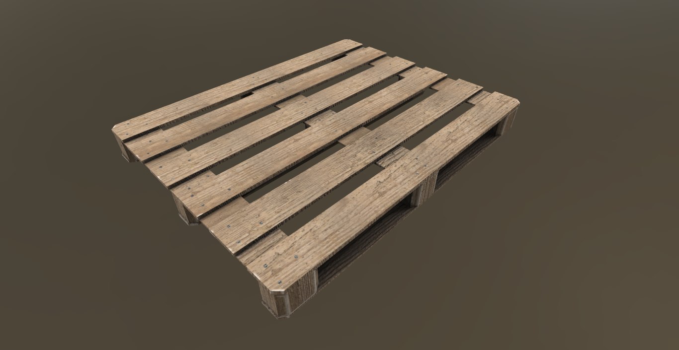Pallet 3D - TurboSquid 1292916
