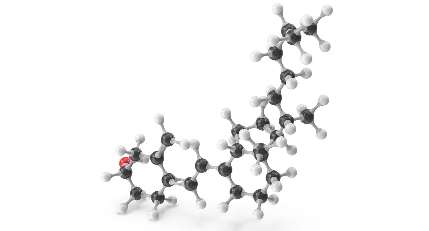 Cholecalciferol molecular d model - TurboSquid 1293000