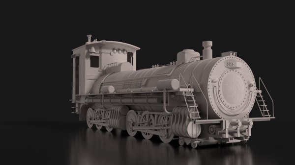 modelo 3d Tren viejo - TurboSquid 1293133