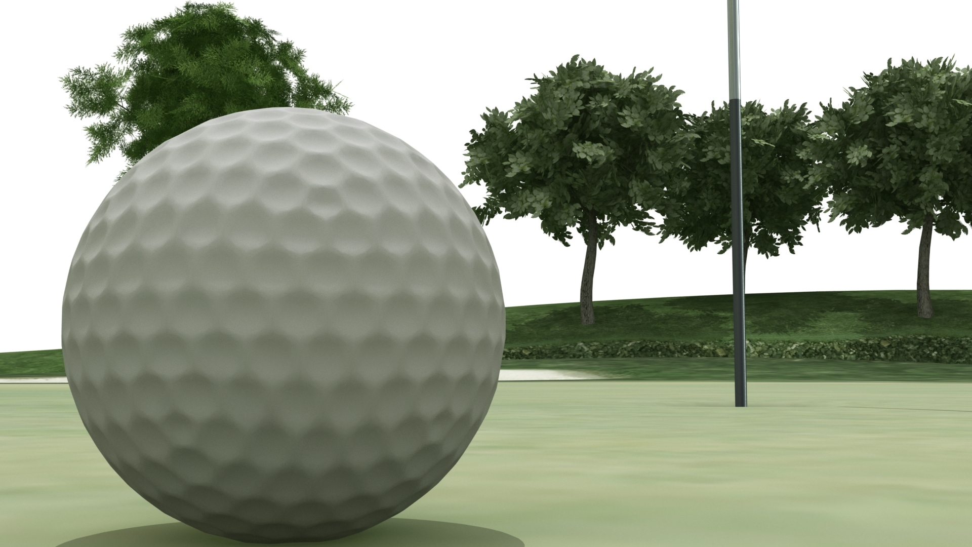 Golf course 3D model - TurboSquid 1293165