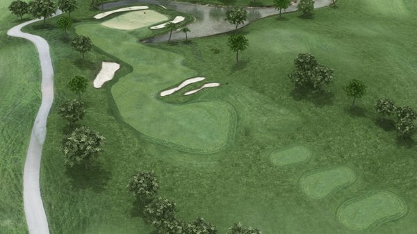 Golf course 3D model - TurboSquid 1293165