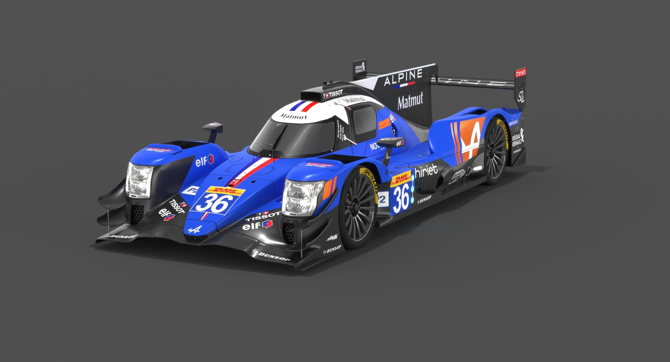 3D signatech alpine matmut a470 - TurboSquid 1293252