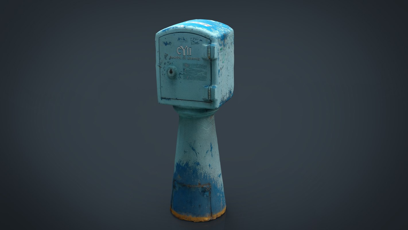 Water sampling station 3D model - TurboSquid 1293255