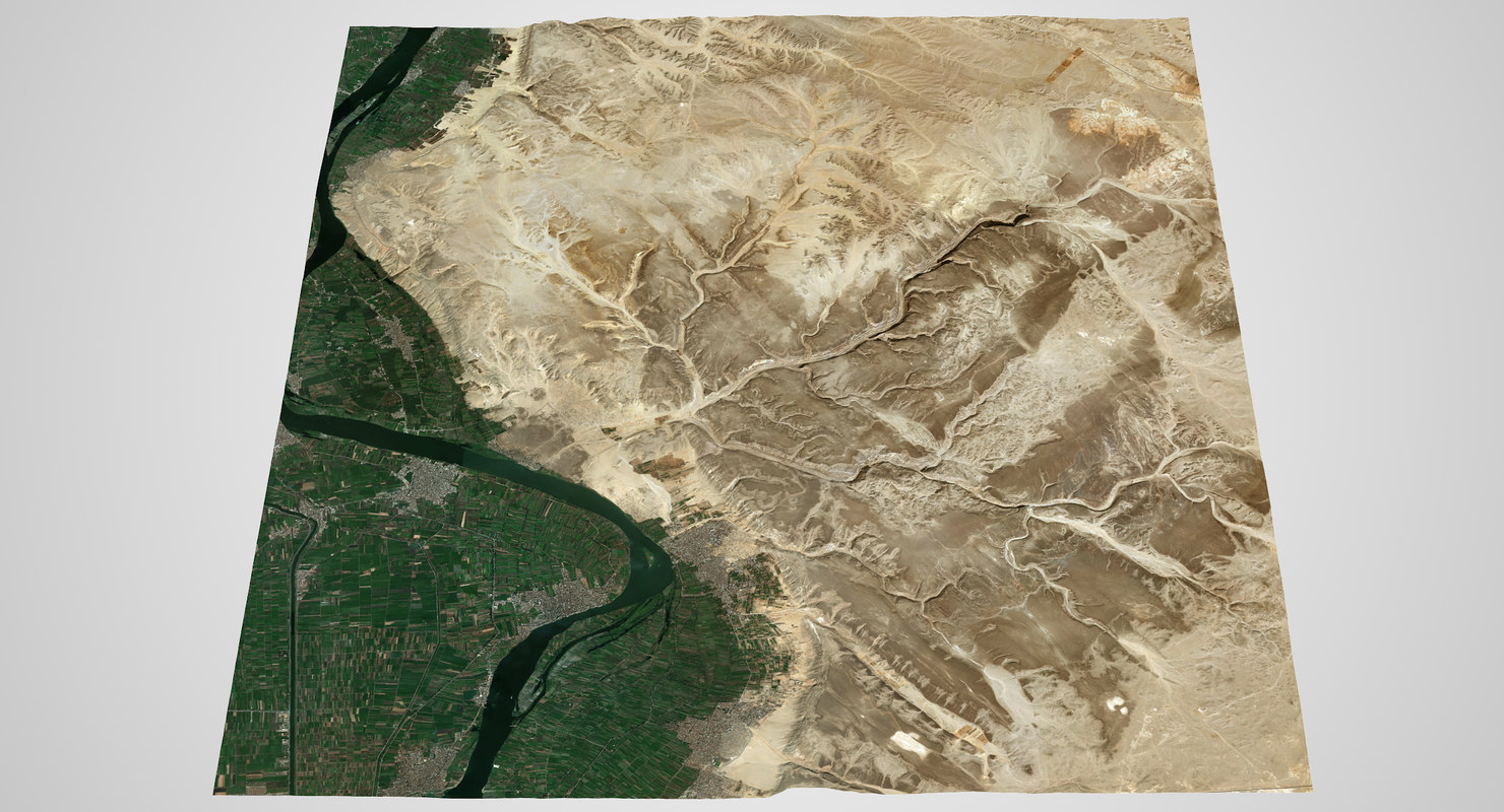 3D nile river old tributary - TurboSquid 1293505