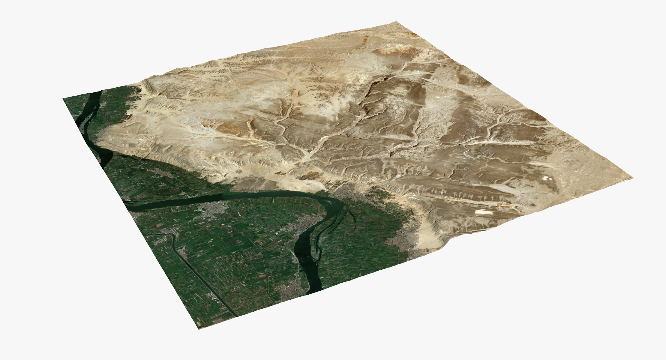 3D nile river old tributary - TurboSquid 1293505