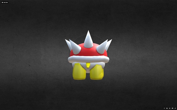 Free spiny super mario bros 3D - TurboSquid 1293515