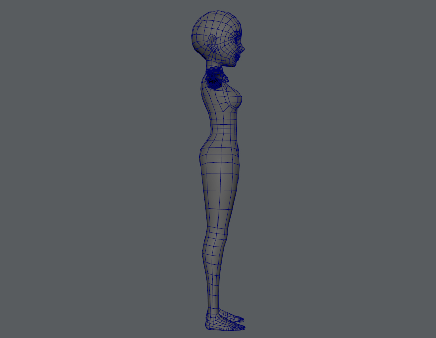 Base character woman 3D model - TurboSquid 1293909