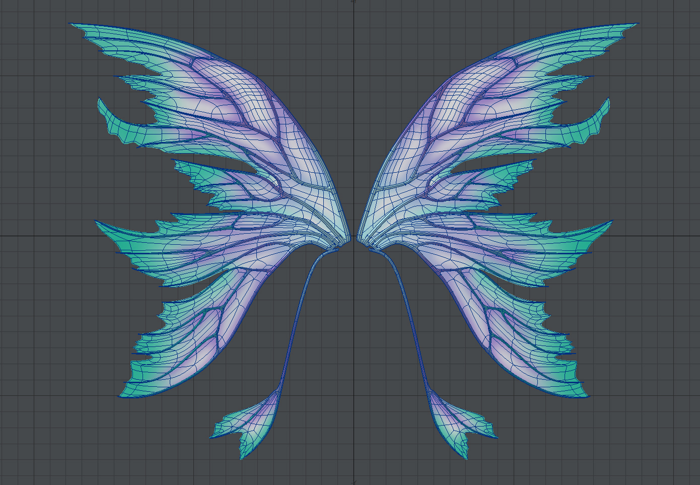 3D set fairy wings - TurboSquid 1293913
