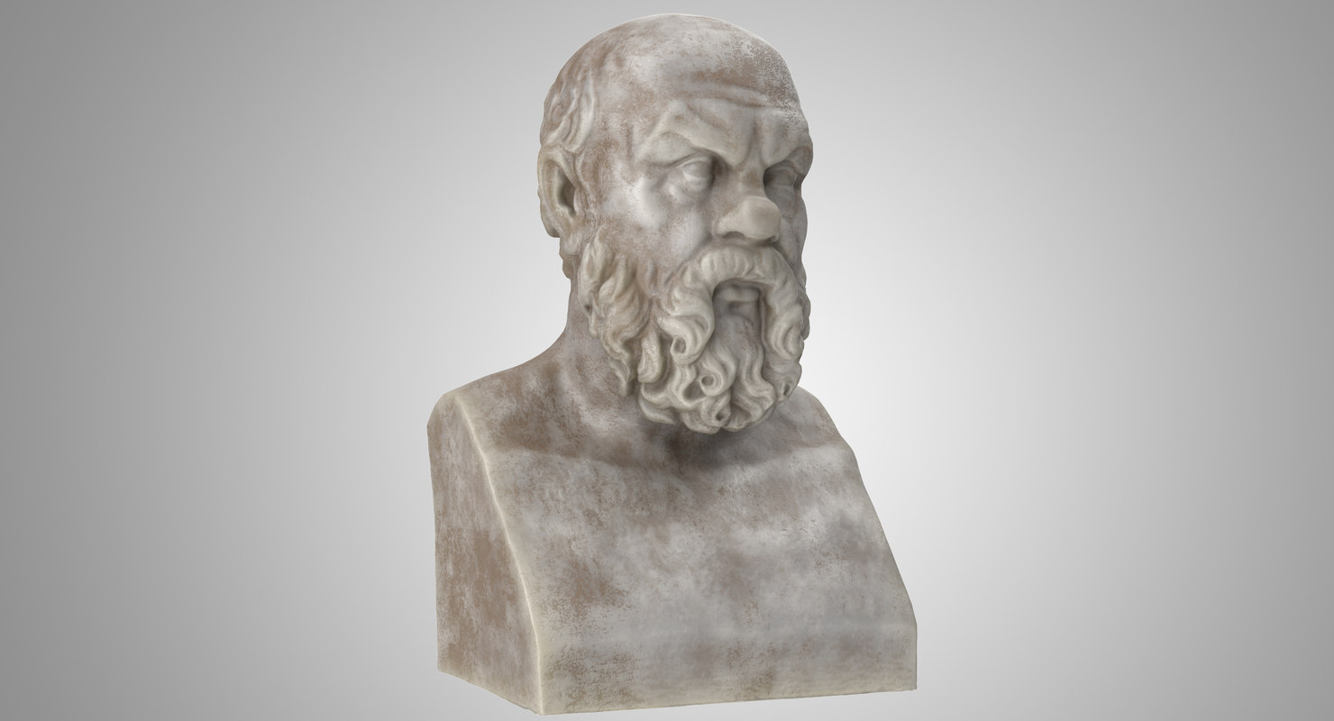 Socrates bust 3D - TurboSquid 1293947