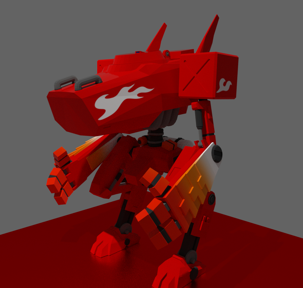 Free 3D mech digitigrade rigged - TurboSquid 1294042