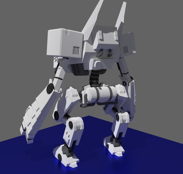 Free 3D mech digitigrade rigged - TurboSquid 1294042