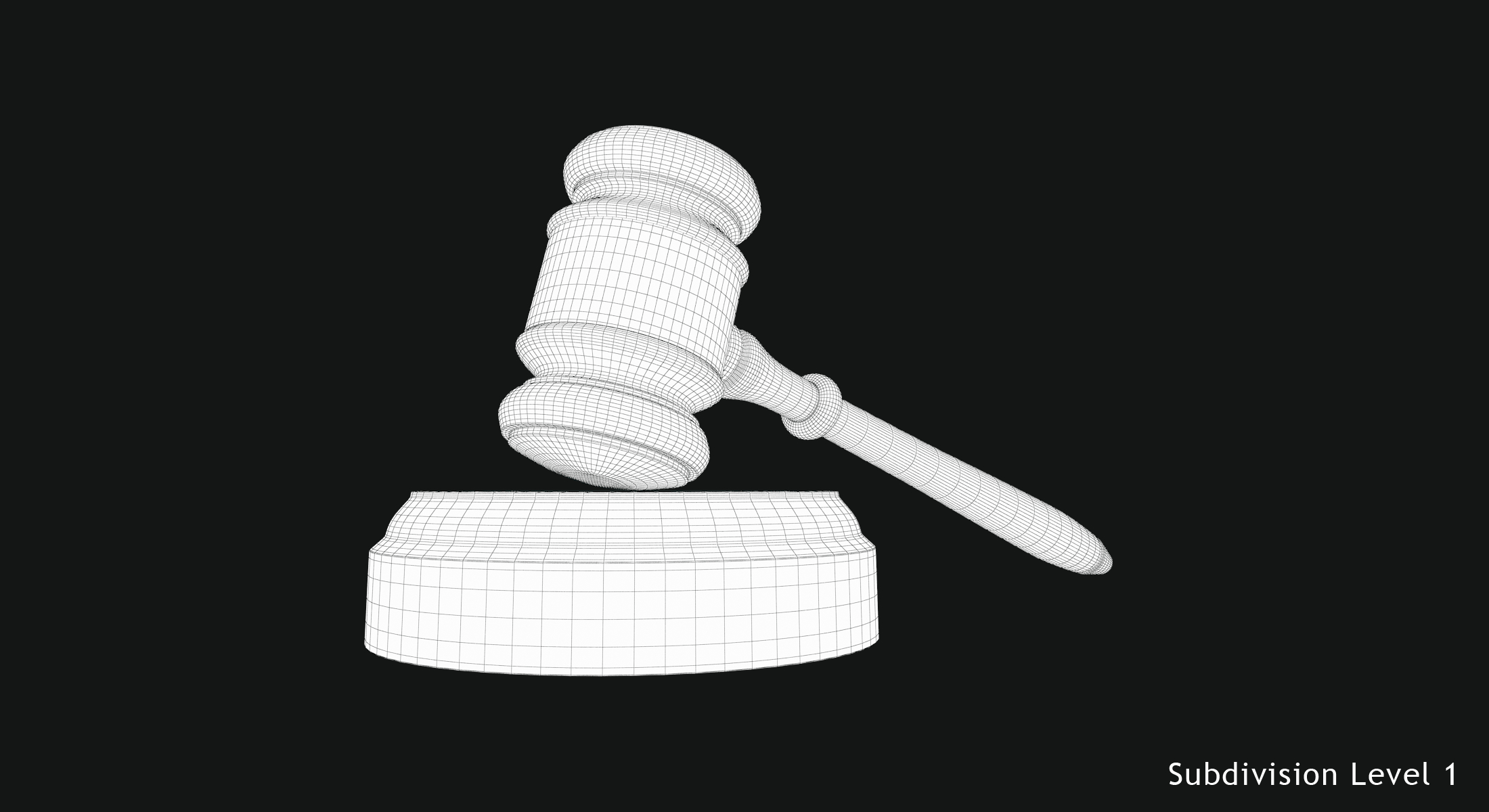 3D gavel vr ar - TurboSquid 1294163