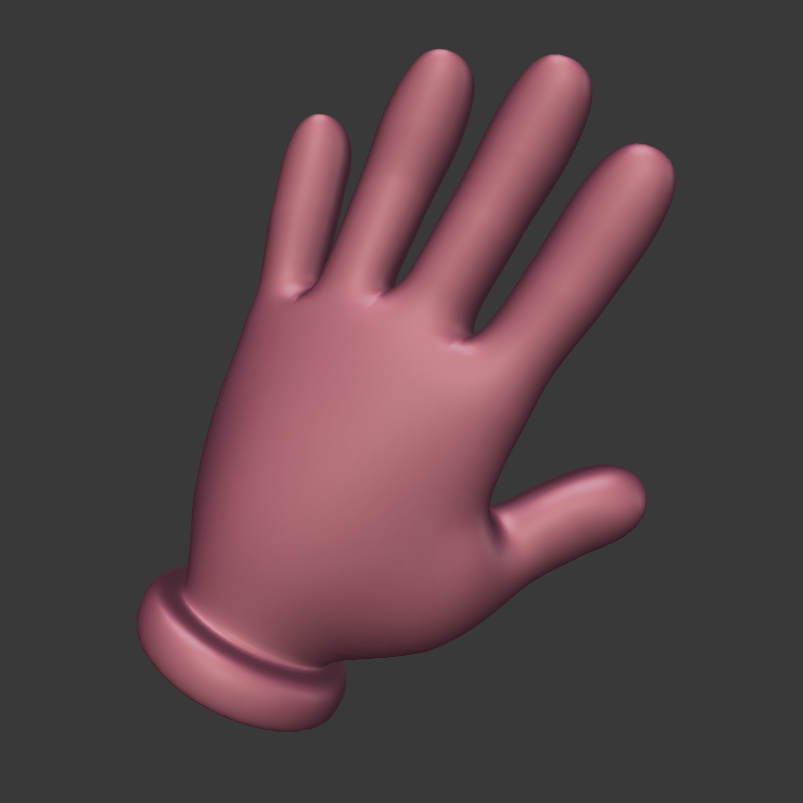 3D cartoon hand model - TurboSquid 1294184