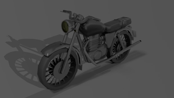 Free simple motorcycle 3D model - TurboSquid 1294190