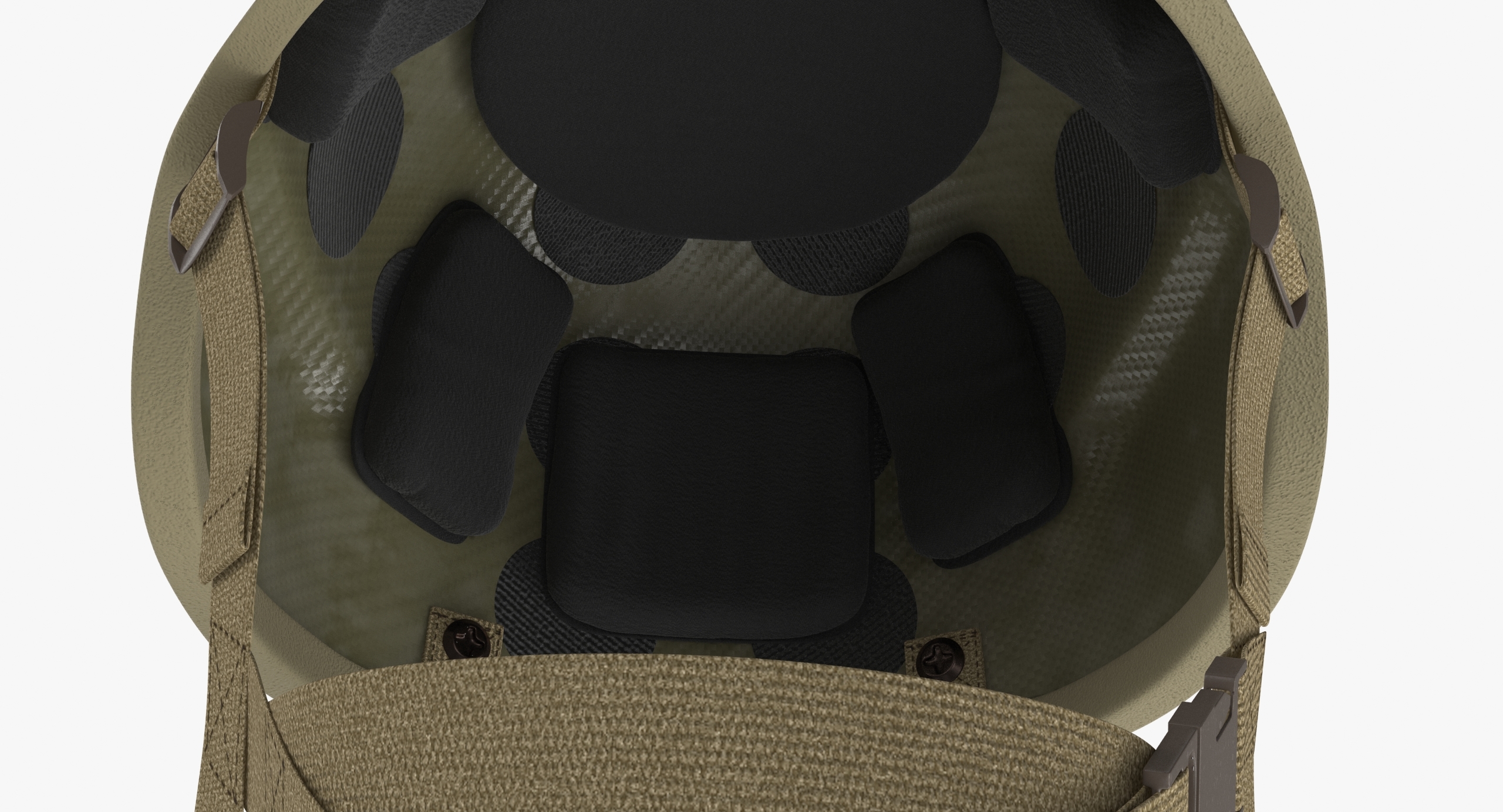 Kevlar helmet tan 3D model - TurboSquid 1294272