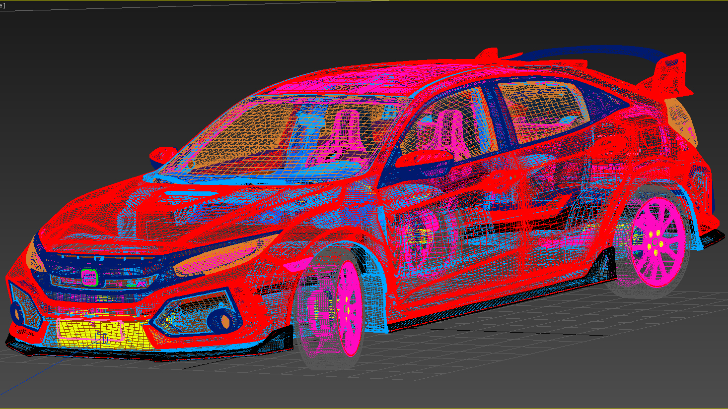 Honda civic type r 3D - TurboSquid 1294284