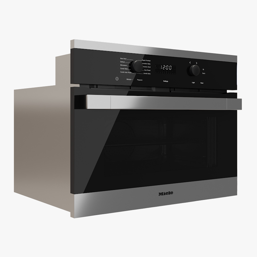 스피드 오븐 Miele H 6100 6200 BM AM Steel 3D 모델 - TurboSquid 1294612