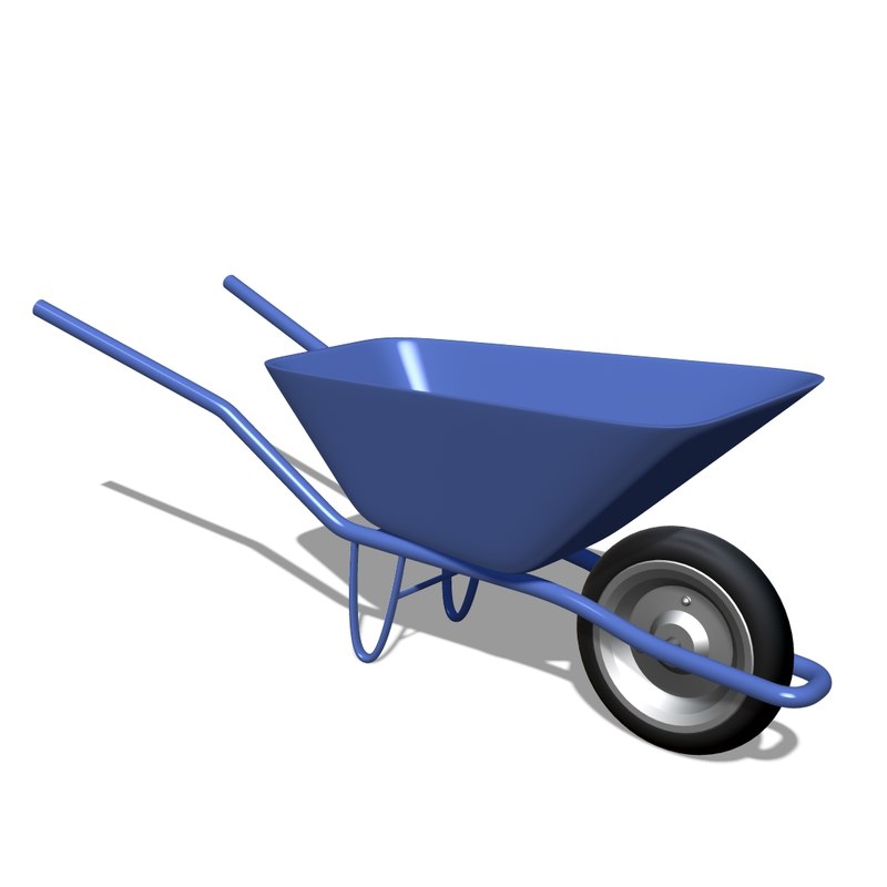 Construction push cart 3D model - TurboSquid 1294811