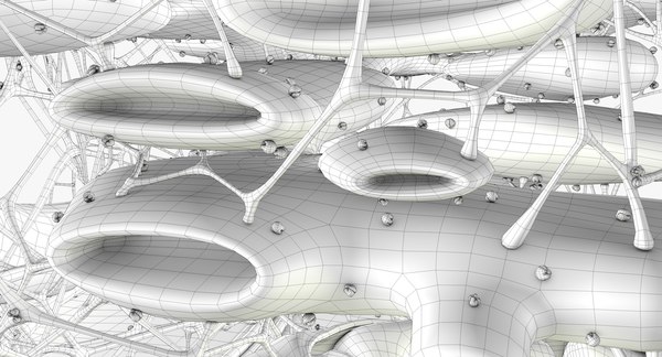 3D cytoskeleton structure cell - TurboSquid 1295229