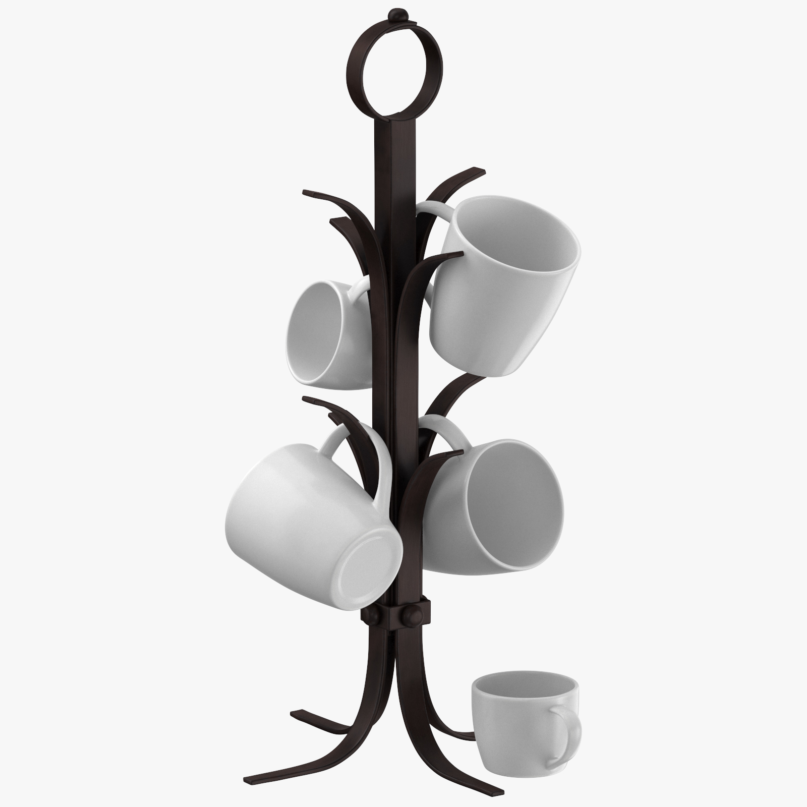 3D kitchen mug tree model - TurboSquid 1295328