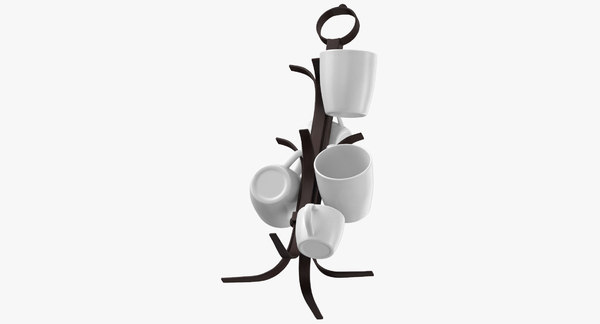 3D kitchen mug tree model - TurboSquid 1295328