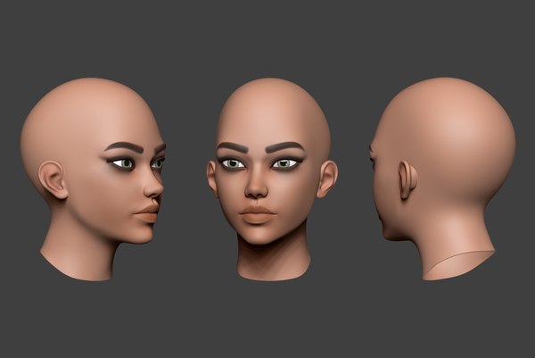 Cartoon Head 3D Models for Download | TurboSquid