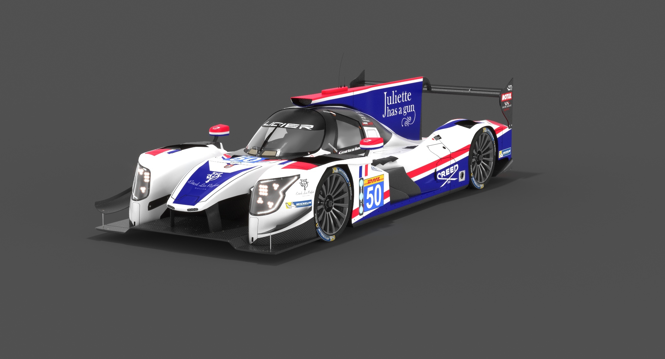 3D model larbre competition dallara p217 - TurboSquid 1295483