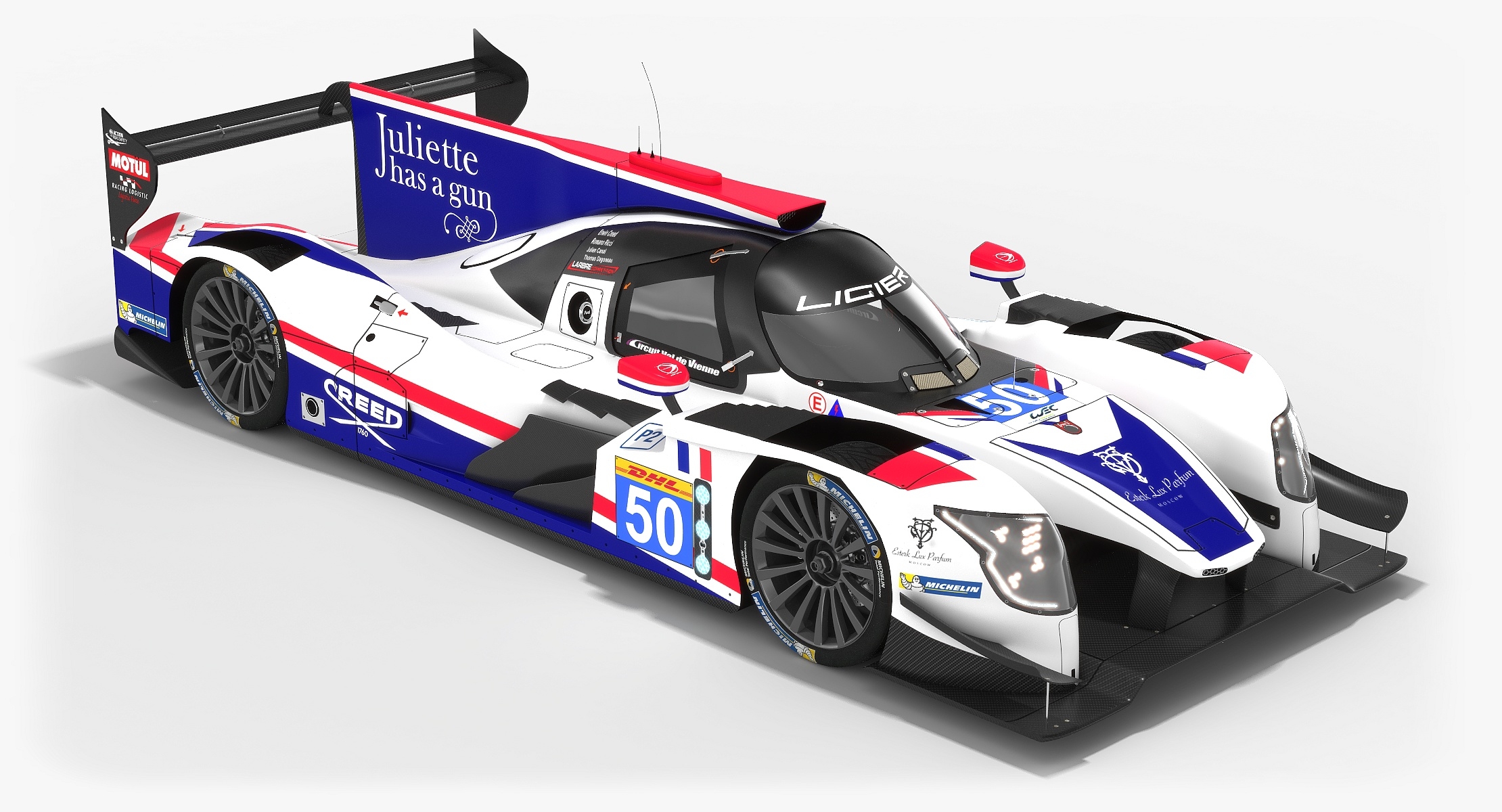 3D model larbre competition dallara p217 - TurboSquid 1295483