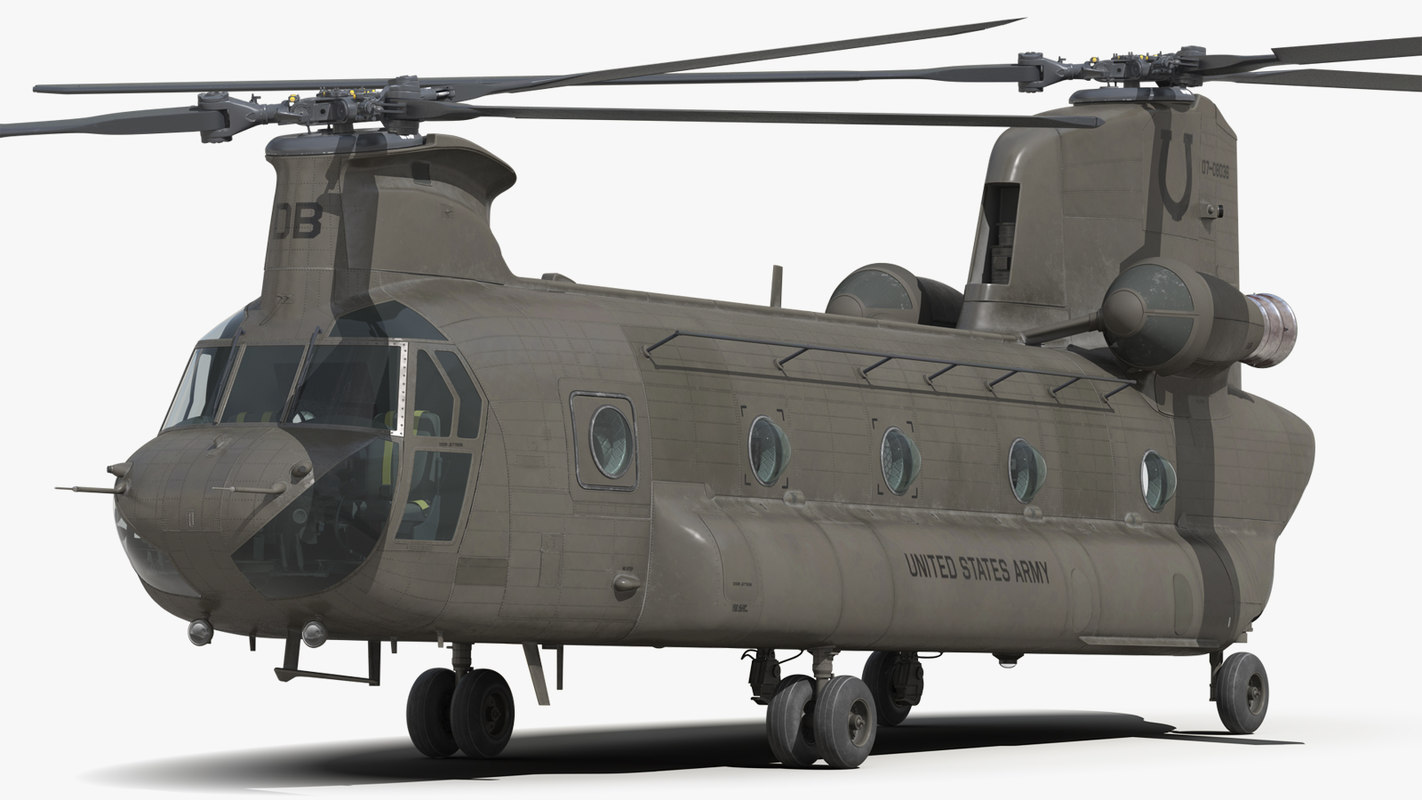 3D ch-47 chinook - TurboSquid 1295713