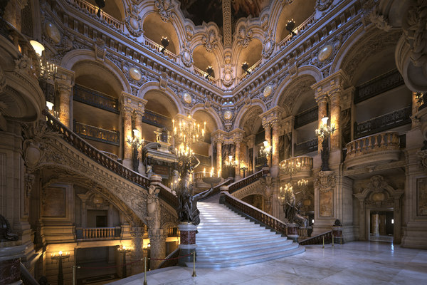 Opera garnier - staircase 3D model - TurboSquid 1295933