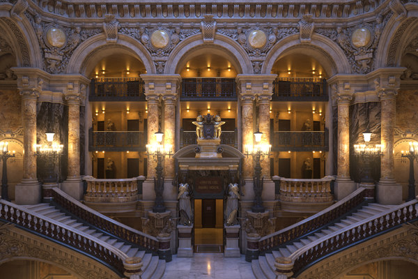 Opera garnier - staircase 3D model - TurboSquid 1295933