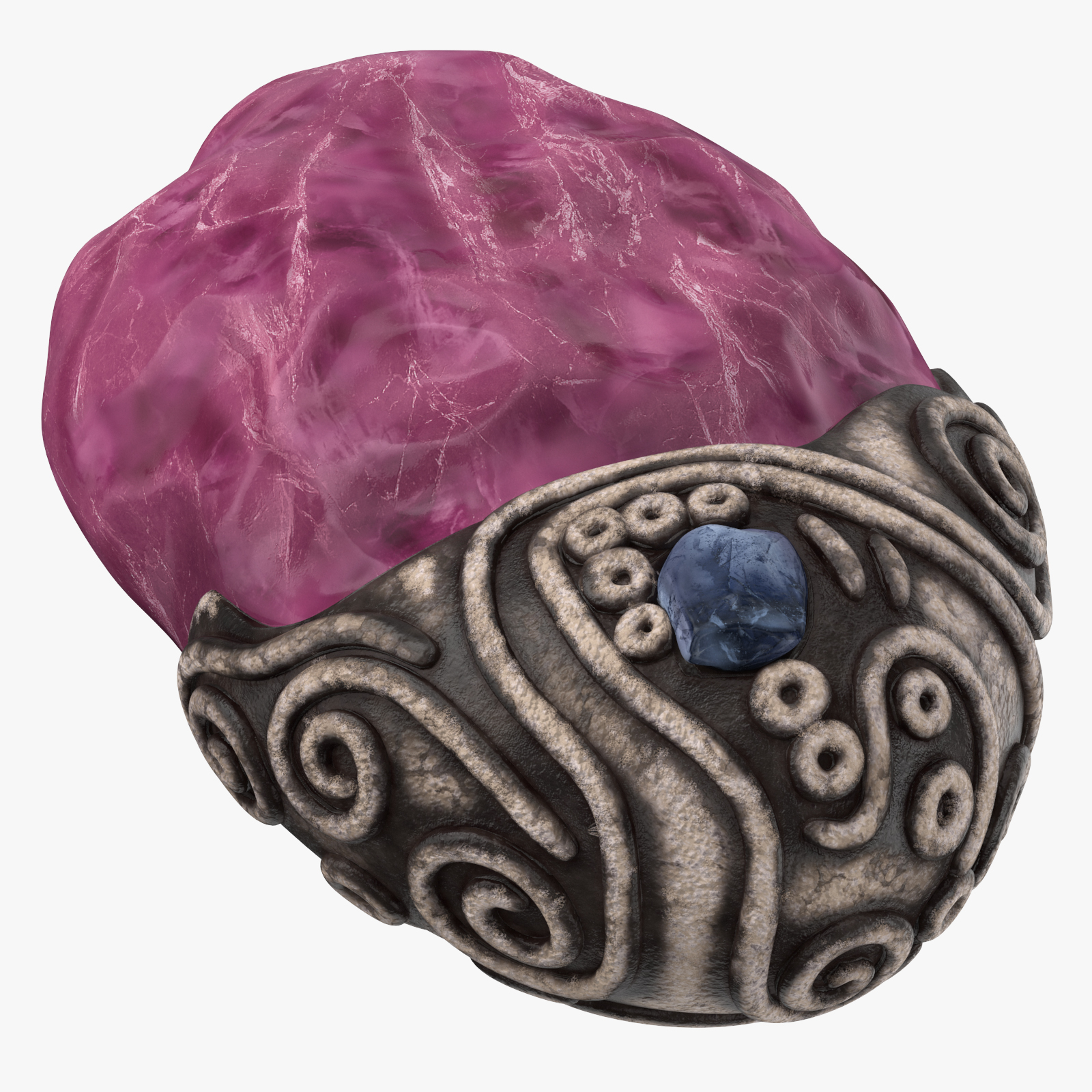 Magic crystals amulet 3D model - TurboSquid 1296099